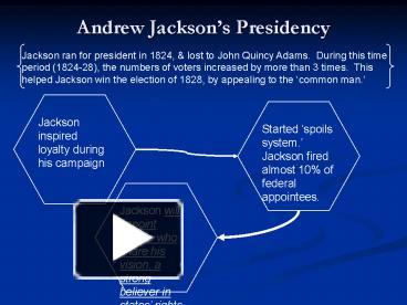 Andrew Jackson presentation | free to download