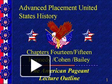 Advanced Placement United States History presentation | free to download