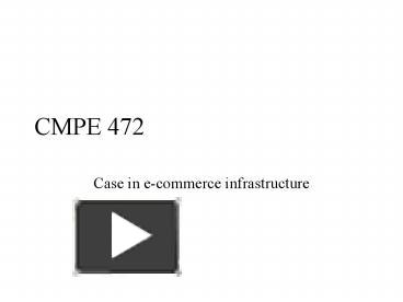 PPT – CMPE 472 PowerPoint presentation | free to view - id: 4665b-ZDc1Z