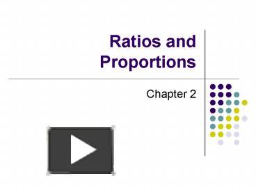 Ratios and Proportions presentation | free to download