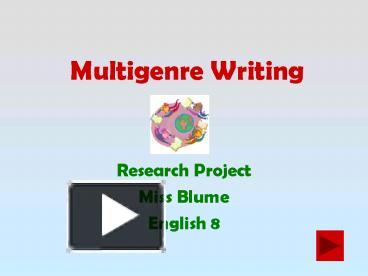Multigenre Writing presentation | free to view