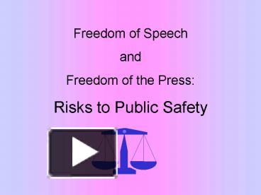 Freedom of Speech presentation | free to view