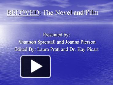 BELOVED: The Novel and Film presentation | free to download