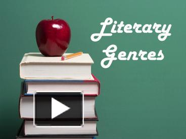 Literary Genres presentation | free to view