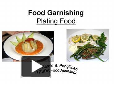 Food Garnishing Plating Food presentation | free to download