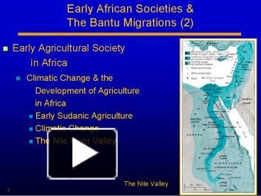 PPT – Early African Societies PowerPoint presentation | free to view ...