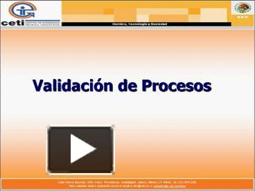 PPT – Validaci PowerPoint presentation | free to view - id: 4810c6-ZWJlO