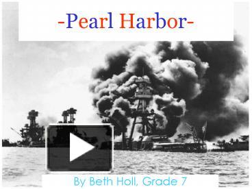 Pearl Harbor presentation | free to view