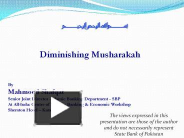 MURABAHA presentation | free to download