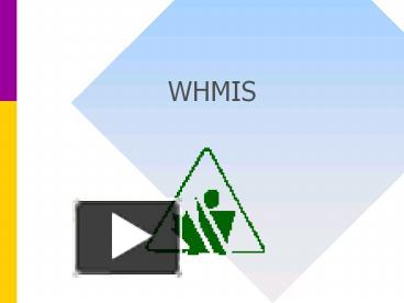 WHMIS presentation | free to download