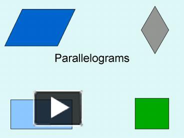Parallelograms presentation | free to view