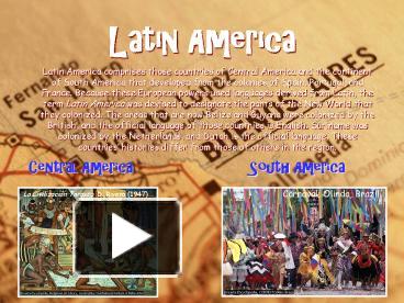 Central America South America presentation | free to download