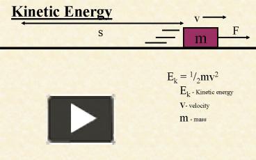 Kinetic Energy presentation | free to download
