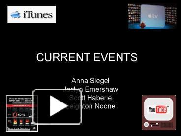 CURRENT EVENTS presentation | free to view