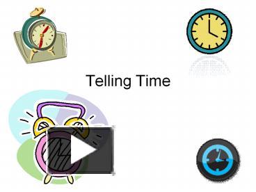 Telling Time presentation | free to download