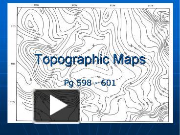Topographic Maps presentation | free to download