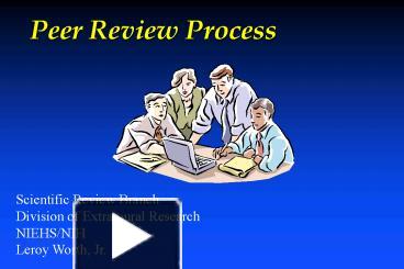 Peer Review Process presentation | free to view
