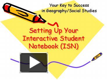 PPT – Setting Up Your Interactive Student Notebook (ISN) PowerPoint ...