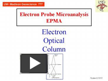 Electron Probe Microanalysis EPMA presentation | free to download