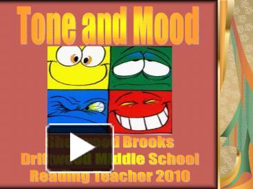 Tone and Mood presentation | free to view