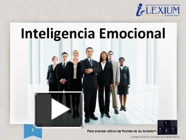 PPT – Inteligencia Emocional PowerPoint presentation | free to download ...