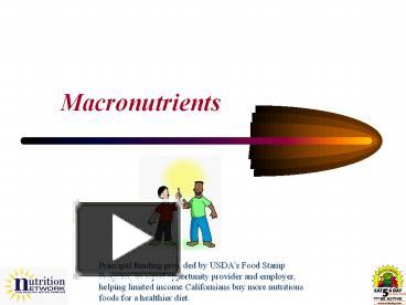 PPT – Macronutrients PowerPoint presentation | free to download - id ...
