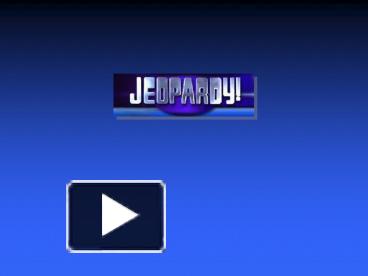 PPT – Greek Jeopardy PowerPoint presentation | free to download - id ...