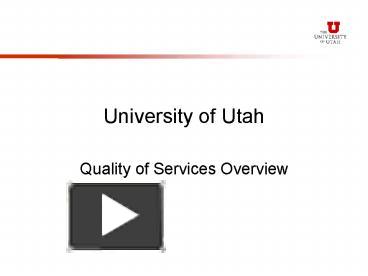 PPT – University of Utah PowerPoint presentation | free to view - id ...