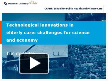 Technological innovations in presentation | free to view