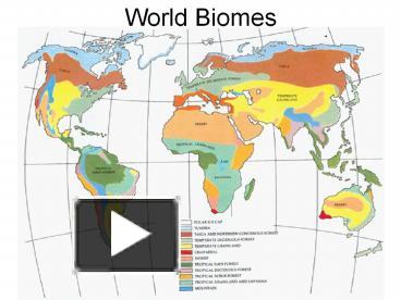 World Biomes presentation | free to view