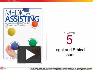Legal and Ethical Issues presentation | free to download