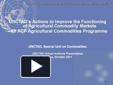 UNCTAD presentation | free to download