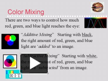 Color Mixing presentation | free to download
