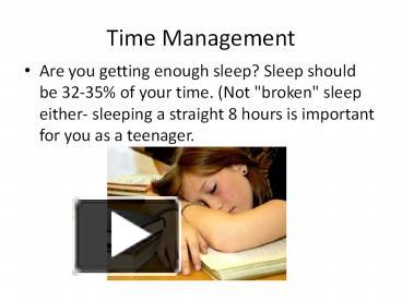 PPT – Time Management Reflection PowerPoint presentation | free to ...