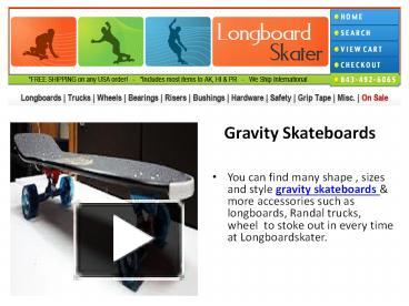 Gravity Skateboards presentation | free to download