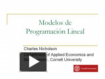 PPT – Modelos de Programaci PowerPoint presentation | free to download - id: 4ebeb5-MTA5N