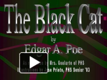 The Black Cat presentation | free to download