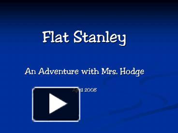 Flat Stanley presentation | free to view