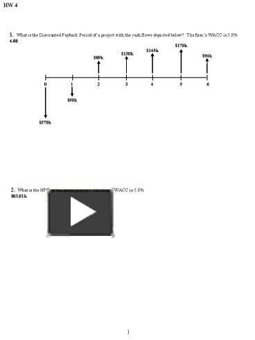 PPT – HW 4 PowerPoint presentation | free to download - id: 4f9b7c-ZDI0Z