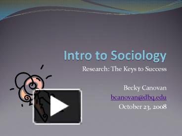 PPT – Intro to Sociology PowerPoint presentation | free to view - id ...