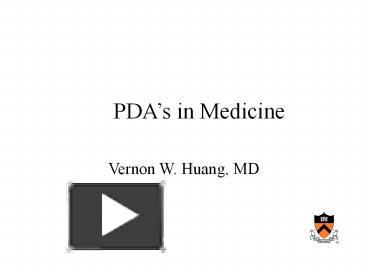 PDA presentation | free to download