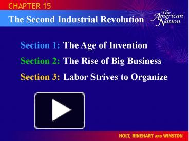 The Second Industrial Revolution presentation | free to download