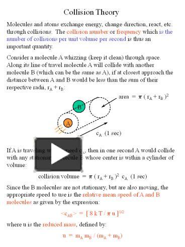 Collision Theory presentation | free to view