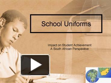 School Uniforms presentation | free to download
