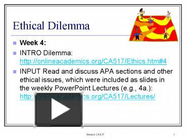 PPT – Ethical Dilemma PowerPoint presentation | free to view - id ...