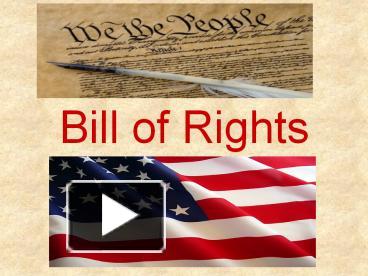 Bill of Rights presentation | free to download
