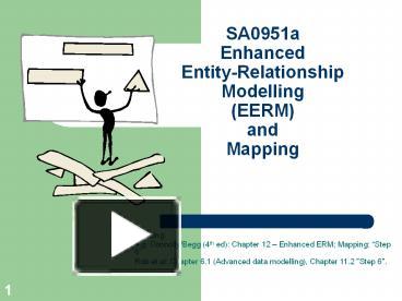 SA0951a Enhanced Entity-Relationship Modelling (EERM) and Mapping presentation | free to download