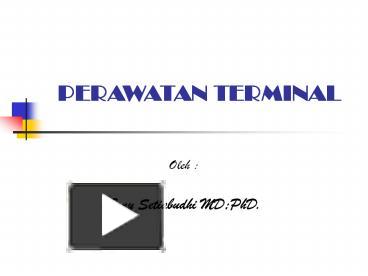 PERAWATAN TERMINAL presentation | free to download