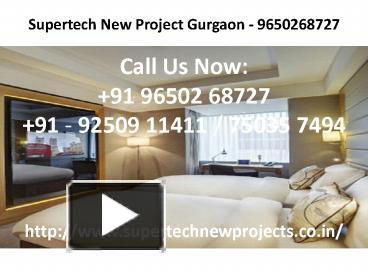 PPT – Supertech New Project PowerPoint presentation | free to download - id: 5264e7-MTY5N