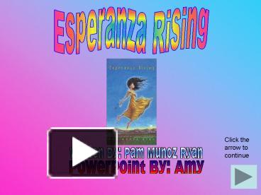 Esperanza Rising presentation | free to view
